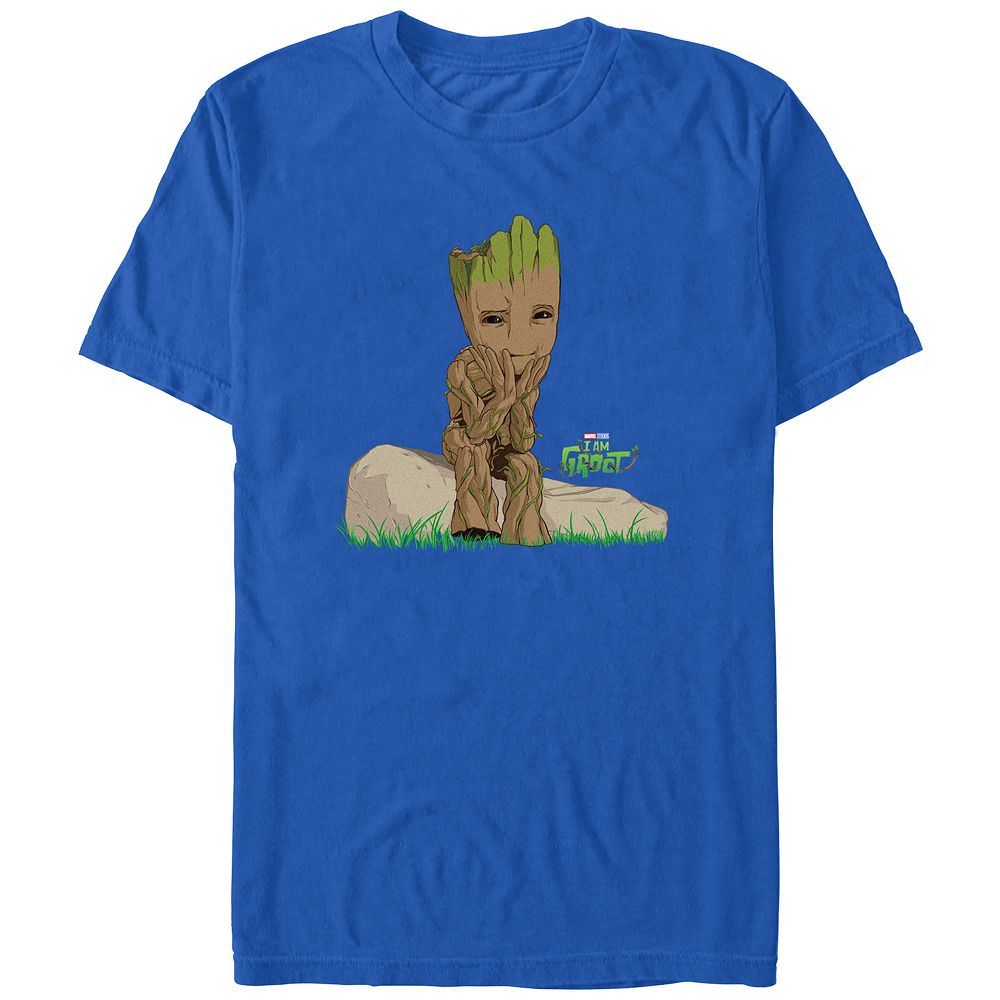 Men's I Am Groot Thinking Groot Graphic Tee