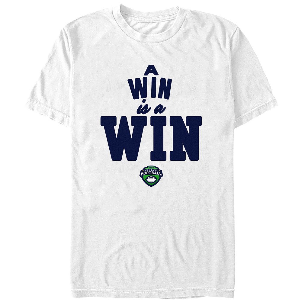 Men's ESPN Fantasy Football A Win Is A Win Graphic Tee