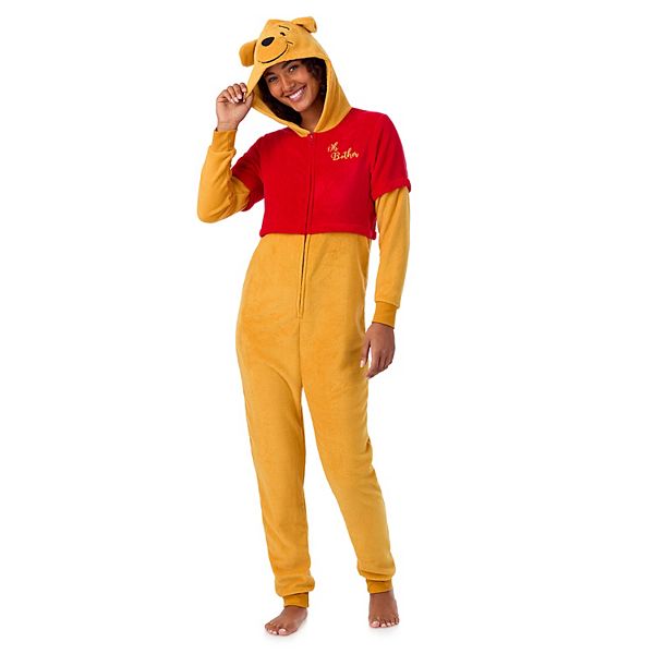 Disney's Winnie-The-Pooh Women's One-Piece Pajamas