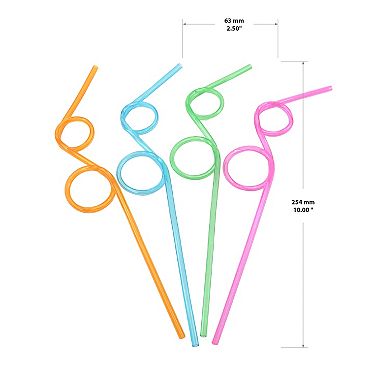 4-pk. Twist Straws