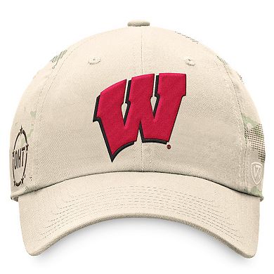 Men's Top of the World Khaki Wisconsin Badgers OHT Military ...