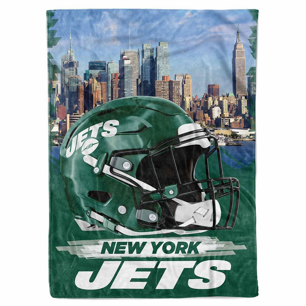 "New York Jets 66"" x 90"" City Sketch Blanket"