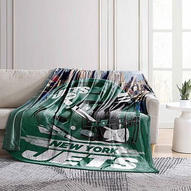 "New York Jets 66"" x 90"" City Sketch Blanket"