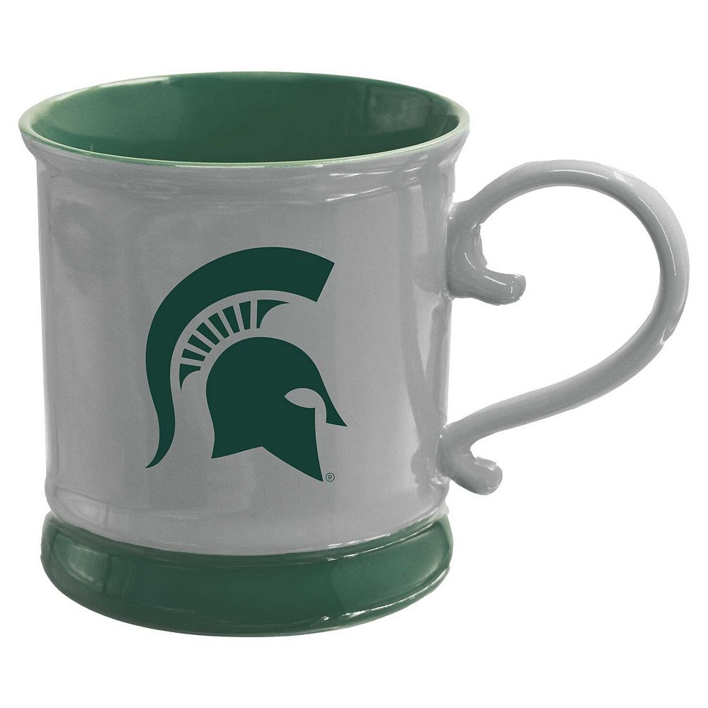 The Memory Company Michigan State Spartans 16oz. Fluted Mug with Swirl ...