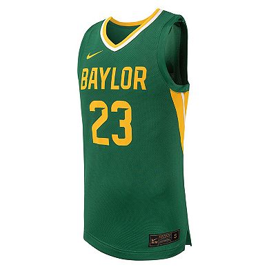 Men's Nike #23 Green Baylor Bears Replica Basketball Jersey