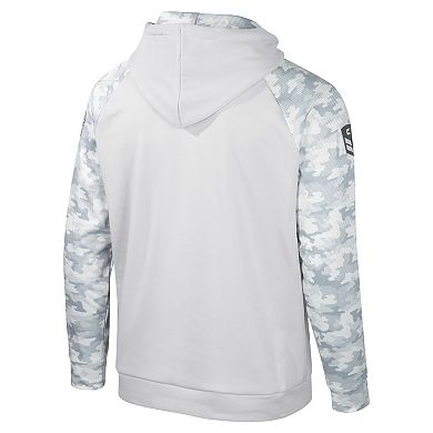 Men's Colosseum Gray Air Force Falcons OHT Military Appreciation Ice ...