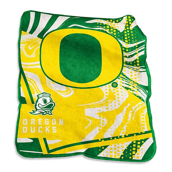 "Oregon Ducks 50"" x 60"" Swirl Raschel Throw Blanket"