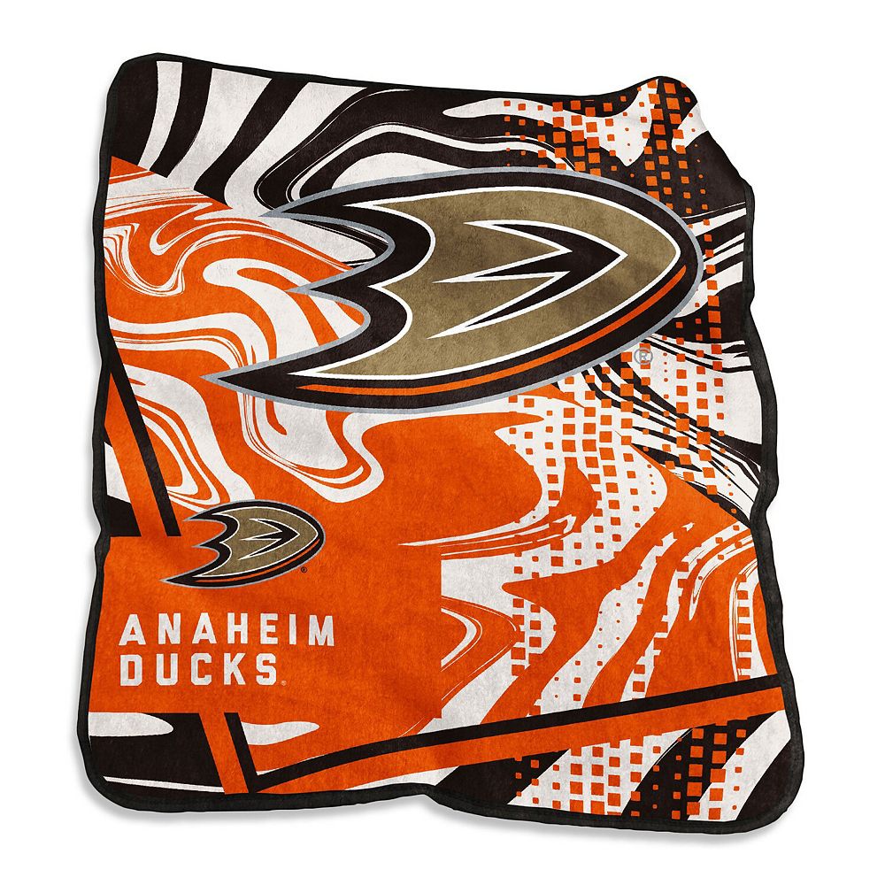 "Anaheim Ducks 50"" x 60"" Swirl Raschel Throw Blanket"