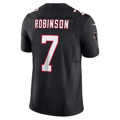 Men's Nike Bijan Robinson Black Atlanta Falcons Alternate Vapor F.U.S.E ...