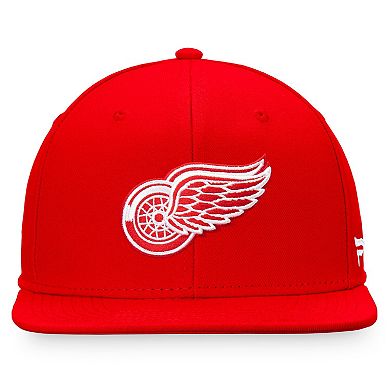 Men's Fanatics Red Detroit Red Wings Core Primary Logo Fitted Hat