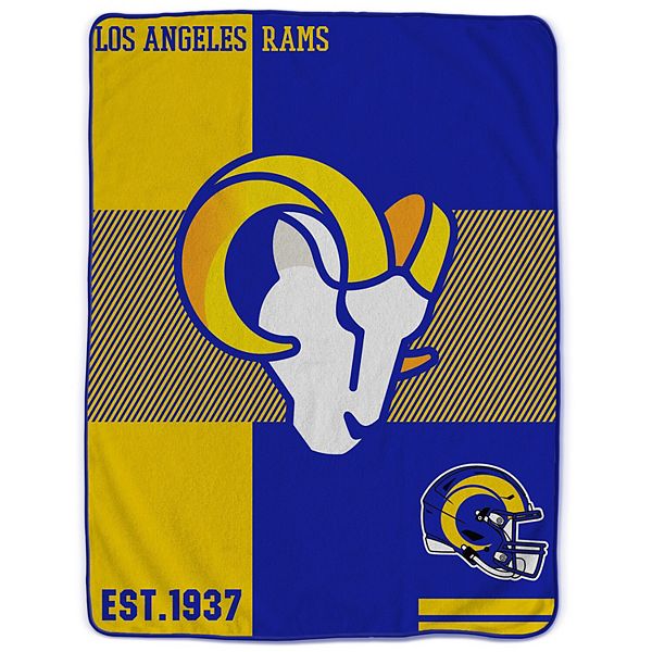 "Pegasus Los Angeles Rams 60"" x 80"" Sherpa Throw Blanket"