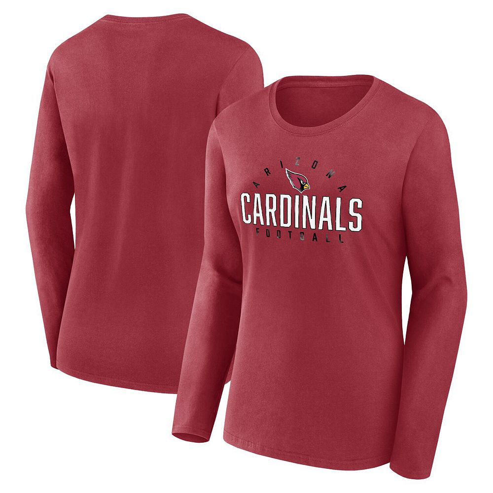 Women's Fanatics Branded Cardinal Arizona Cardinals Plus Size Foiled ...