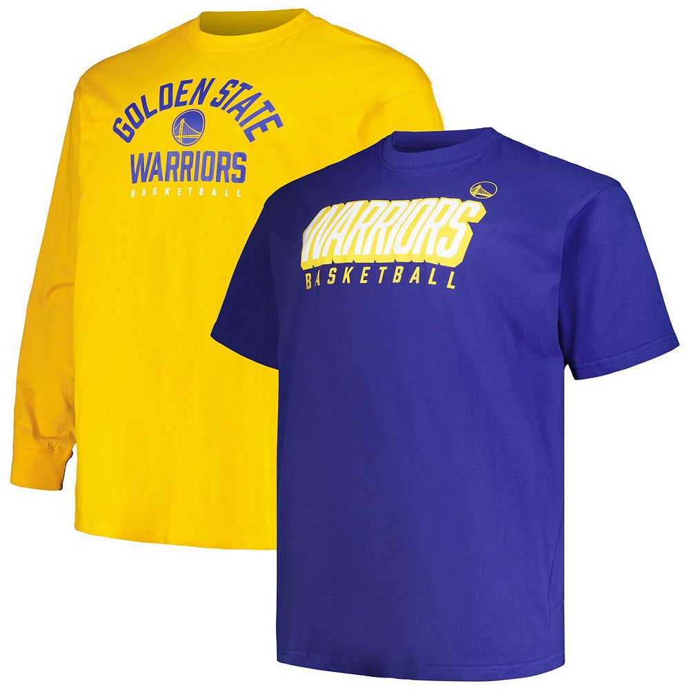 Men's Fanatics Branded Royal/Gold Golden State Warriors Big & Tall ...