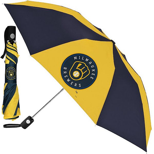 "WinCraft Milwaukee Brewers 42"" Team Folding Umbrella"