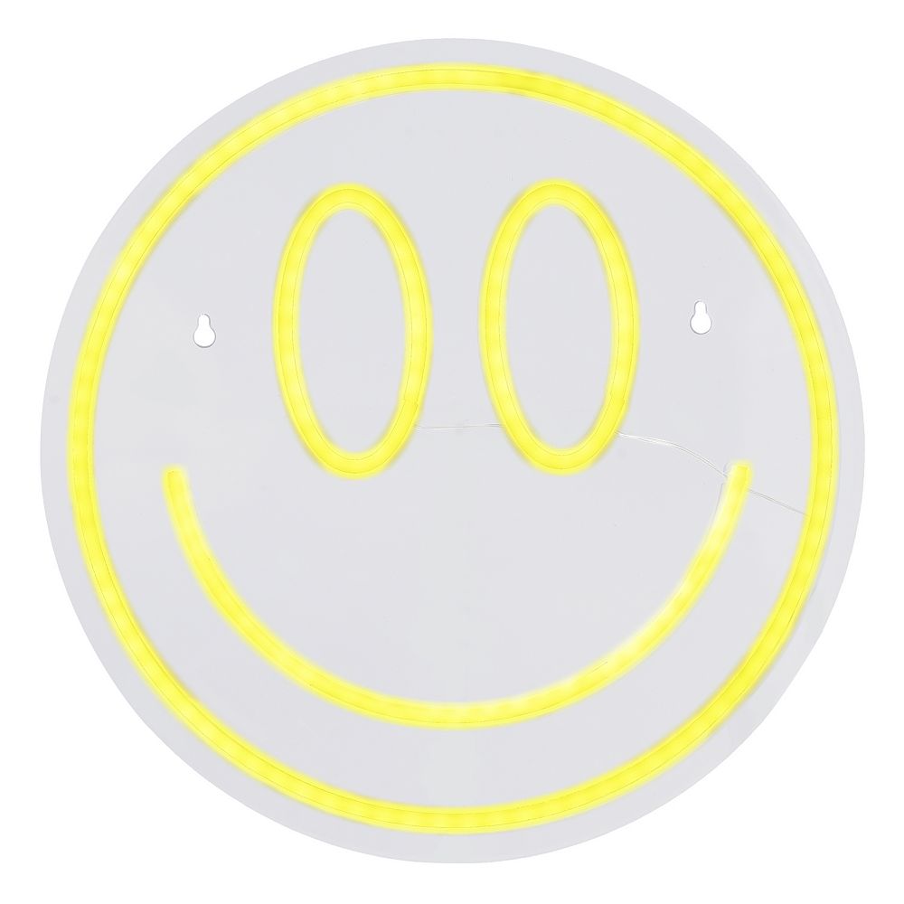 Smiley Face LED Wall Sign Decoration