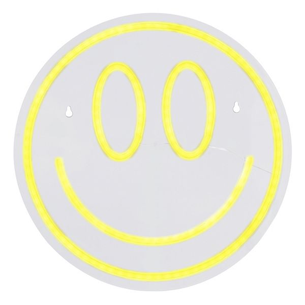 Smiley Face LED Wall Sign Decoration