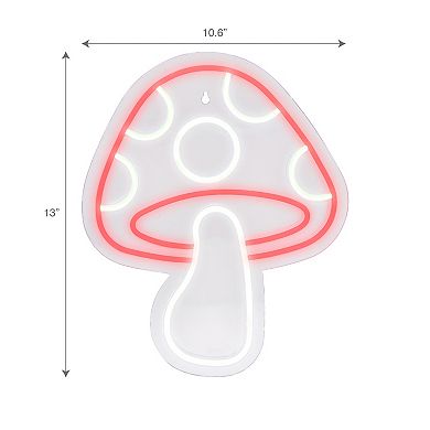 Mushroom LED Wall Sign Decoration