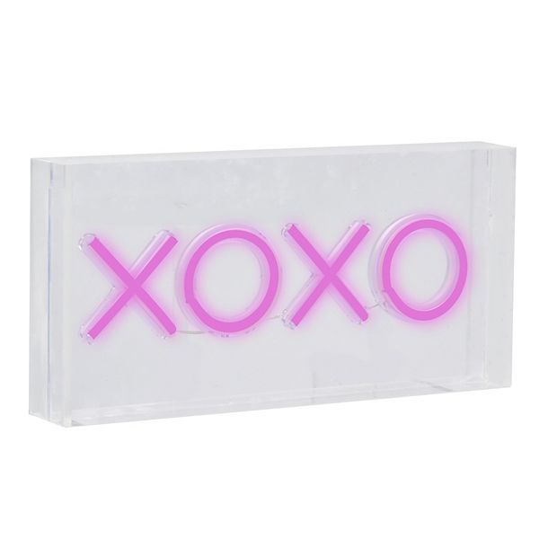 "XOXO" LED Wall Sign Decoration