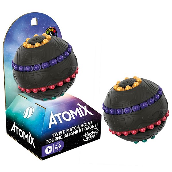 Hasbro Atomix Game Brainteaser Puzzle Sphere and Fidget Toy