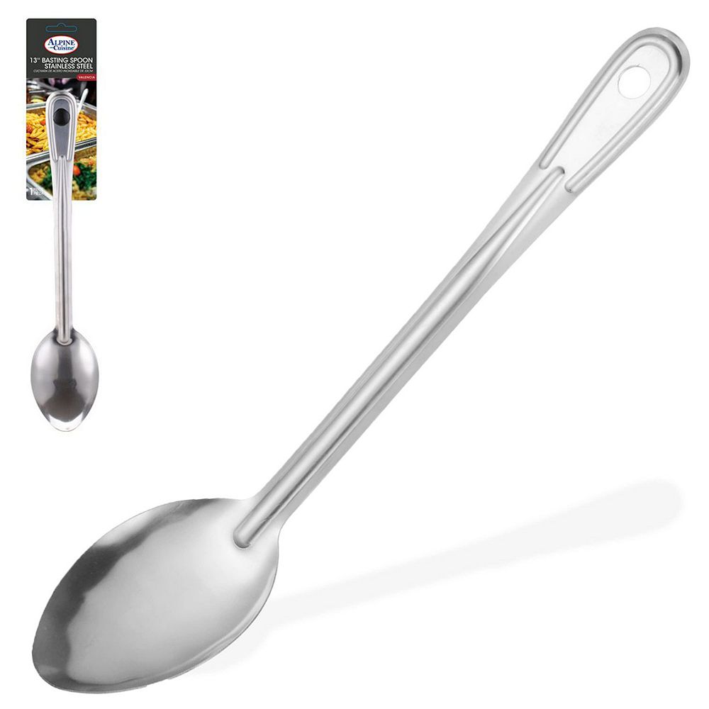 Alpine Cuisine Dinner Table Spoon 13" Stainless Steel Spoon With Tie ...