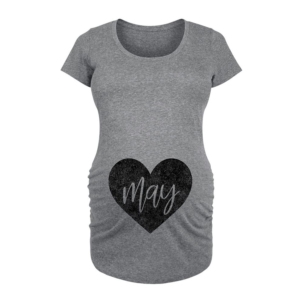 Maternity Heart May Graphic Tee