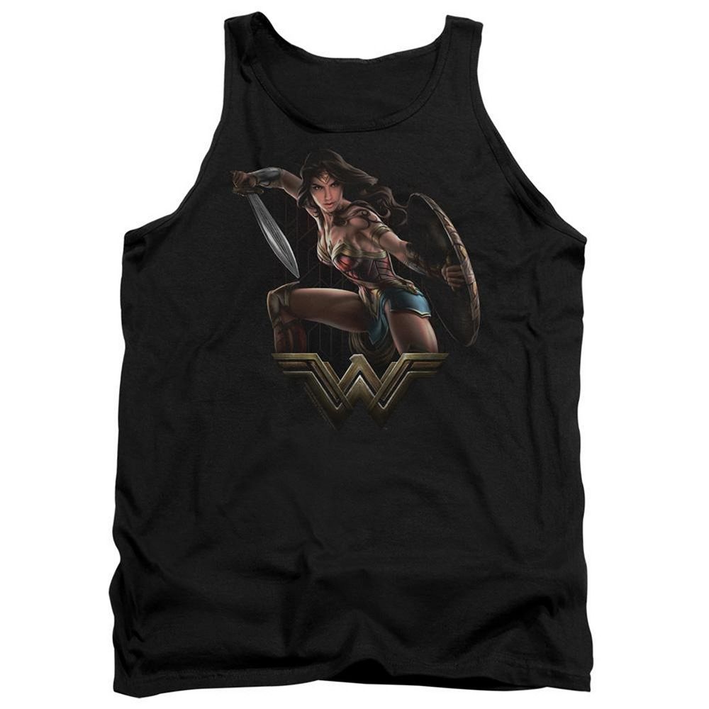 Wonder Woman Movie Fight Adult Tank Top