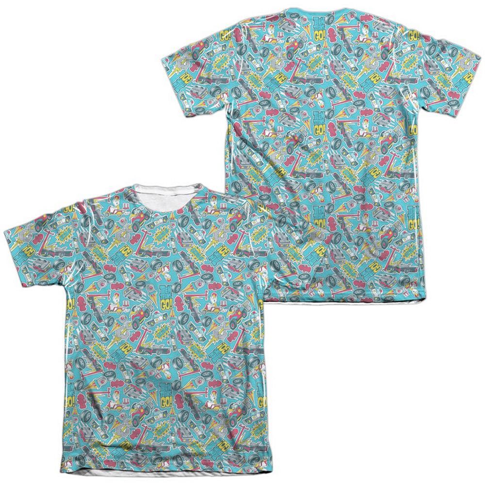 Teen Titans Go Pattern Sleeve T-shirt