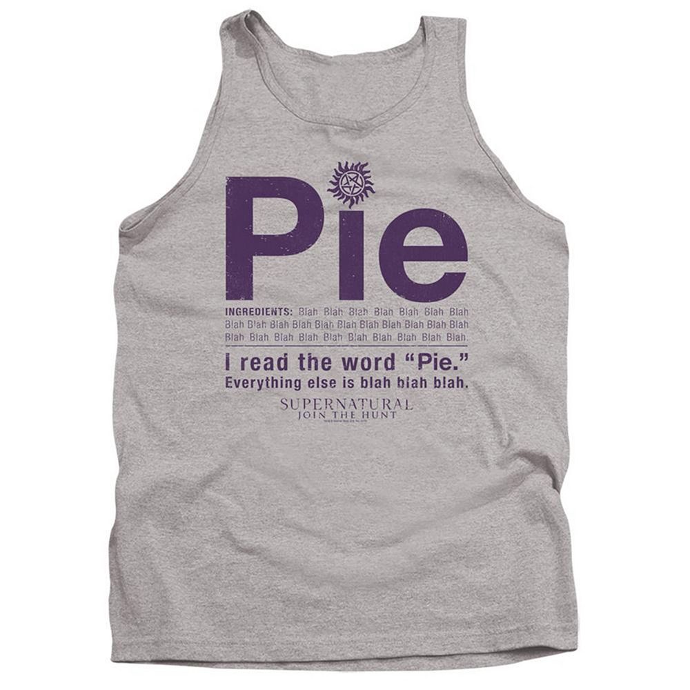 Supernatural Pie Adult Tank Top