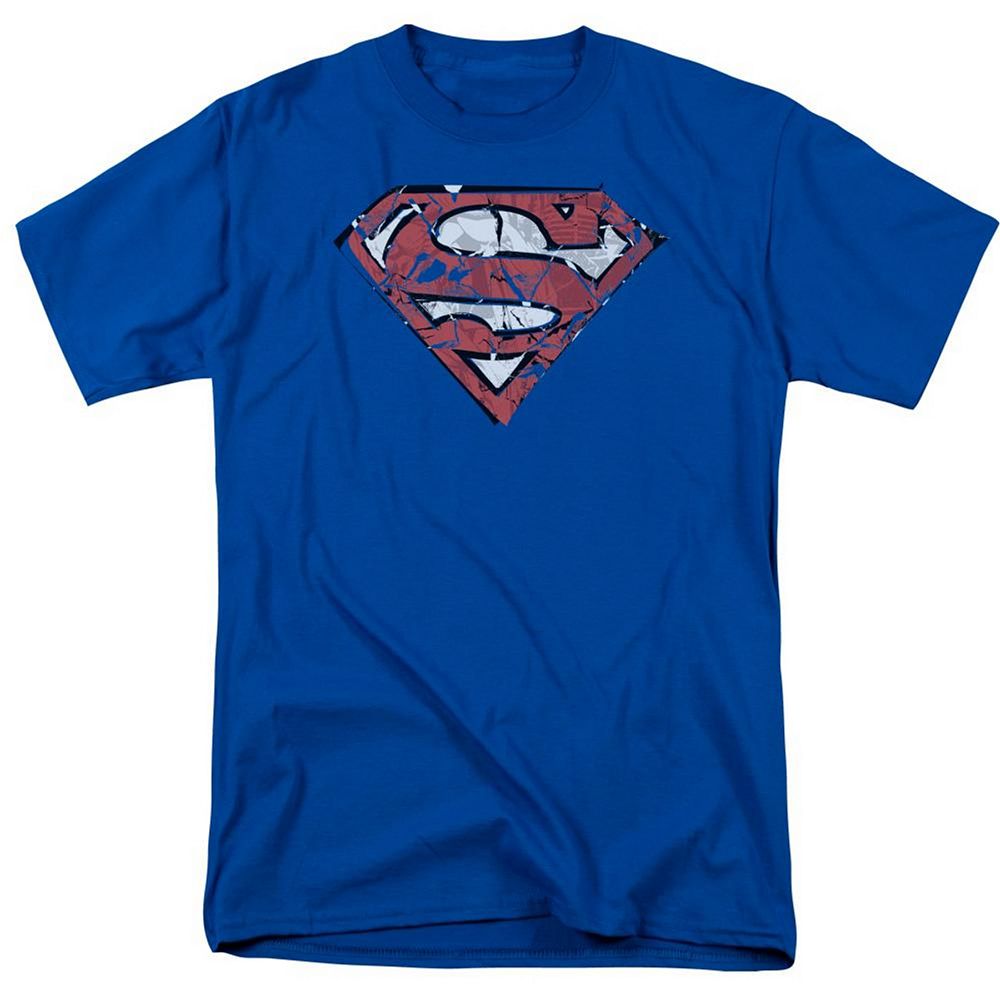 Superman Ripped And Shredded Short Sleeve Adult T-shirt
