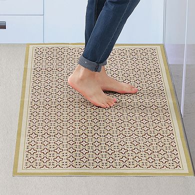 Waterproof Large Anti-slip Foot Wipe Mat No Washing Kitchen Floor Mat ...