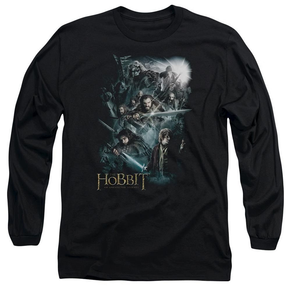 The Hobbit Epic Adventure Long Sleeve Adult T-shirt