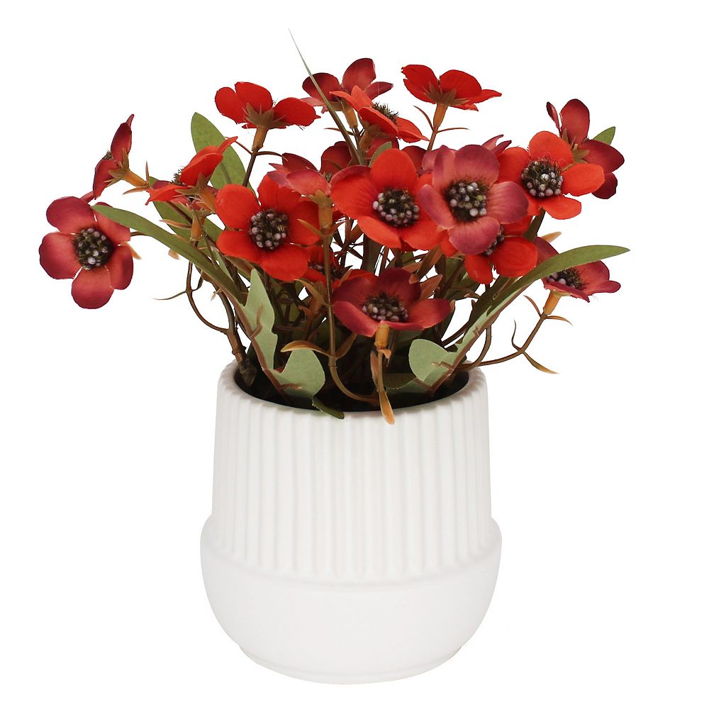 Artificial Red Bud Mini Botanical