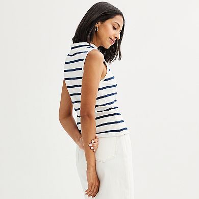 Women's Sonoma Goods For Life® Sleeveless Mockneck Top