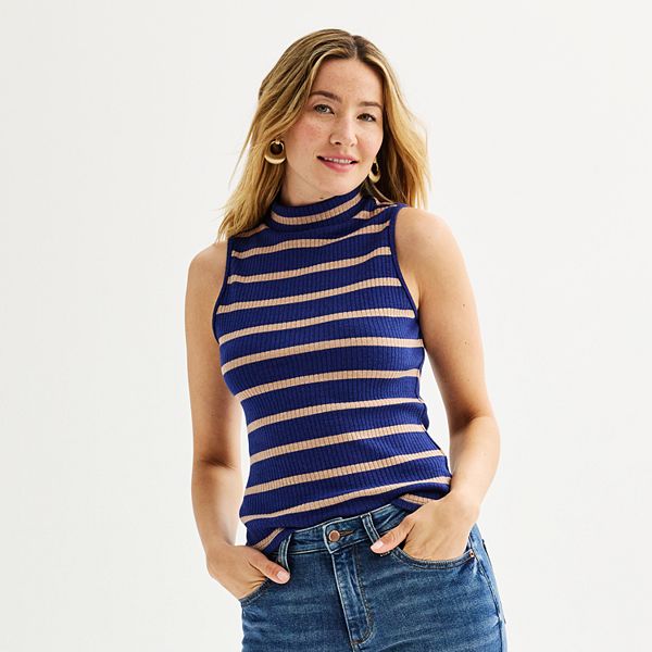 Women's Sonoma Goods For Life® Sleeveless Mockneck Top