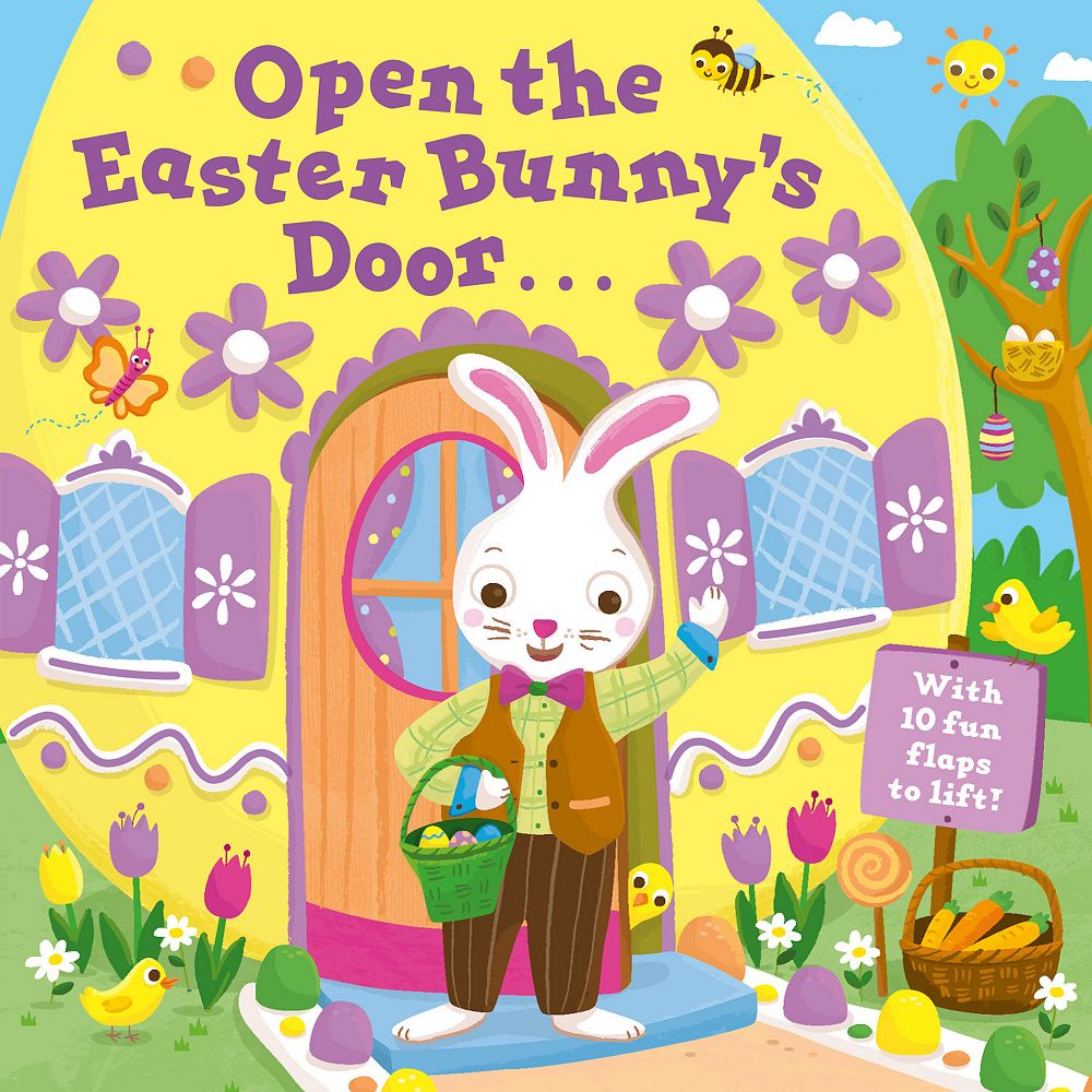 Open the Easter Bunny's Door: An Easter Lift-the-Flap Children's Board Book