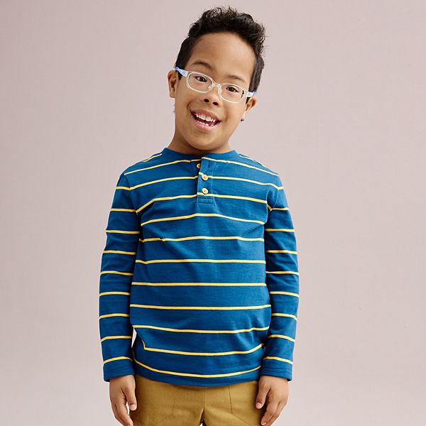 Boys 4-12 Jumping Beans® Long Sleeve Henley T-Shirt