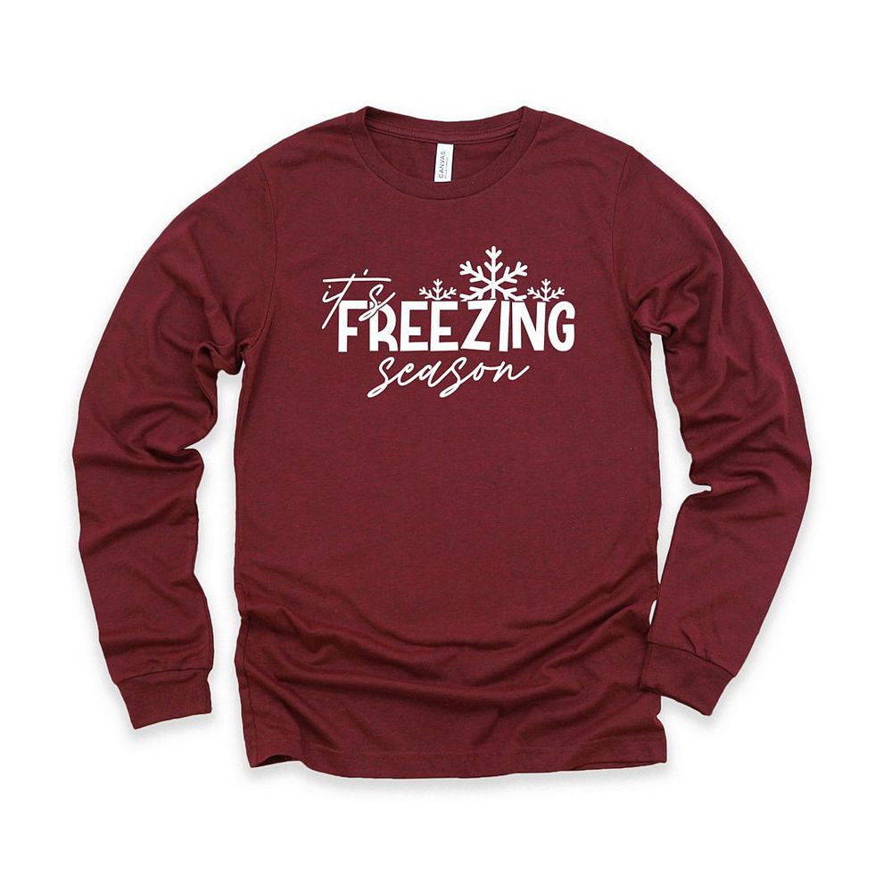 It's Freezing Season Long Sleeve Graphic Tee