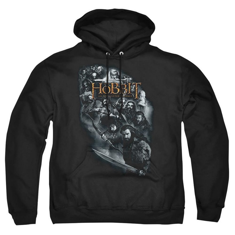 The Hobbit Cast Of Characters Adult Pull Over Hoodie