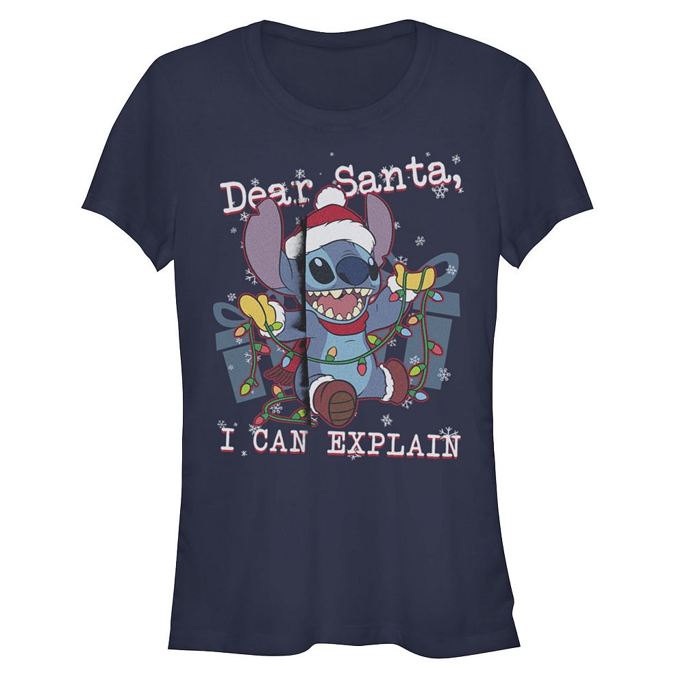 Disney's Lilo & Stitch Dear Santa, I Can Explain Stitch Juniors ...
