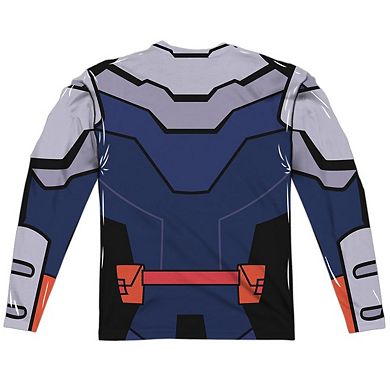 Teen Titans Go To The Movies Slade Uniform Long Sleeve Adult Poly Crew ...