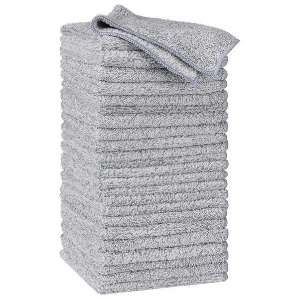 Gray Microfiber Cleaning Cloths, Ultra Soft Absorbent Lint Free ...