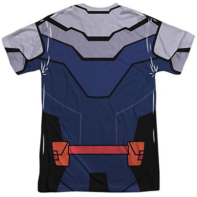 Teen Titans Go To The Movies Slade Uniform Short Sleeve Adult Poly Crew ...