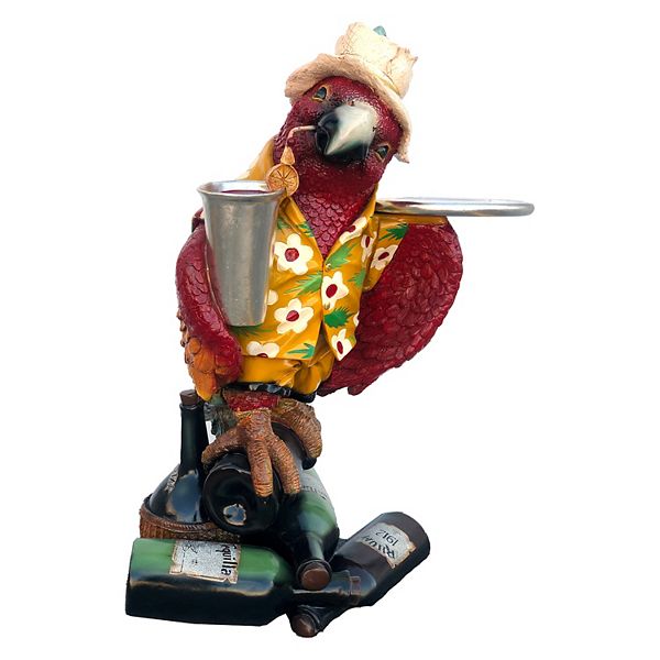 Parrot Butler Statue Margaritaville Theme Decor