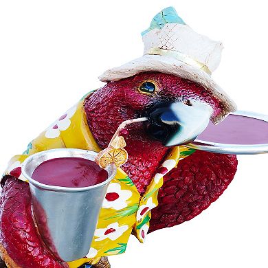 Parrot Butler Statue Margaritaville Theme Decor