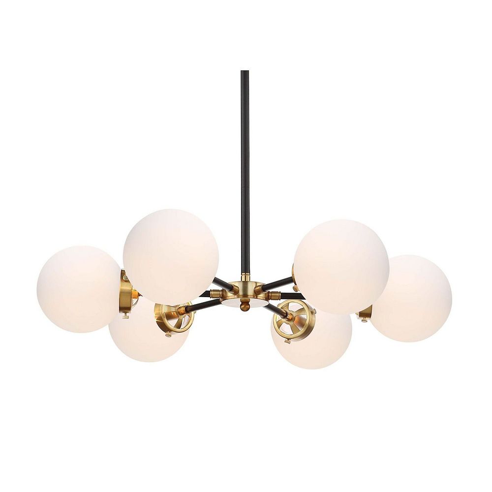 Caleb Brass Cluster Pendant