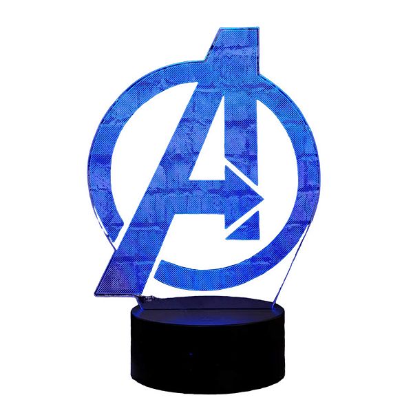 3d Light Marvel Avengers Logo