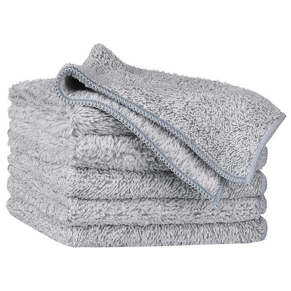Gray Microfiber Cleaning Cloths, Ultra Soft Absorbent Lint Free ...