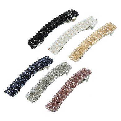 6 Pcs Hair Barrette Rhinestone Hair Side Clip Hair Accessories for ...