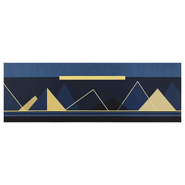 Geometric Modern Kitchen Rug, Non-slip Kitchen Runner Rug, 16" X 47"