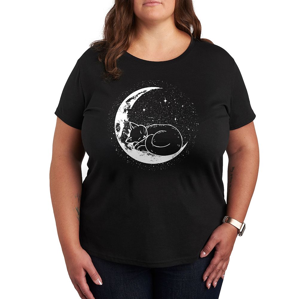 Plus Cat Nap Moon Graphic Tee